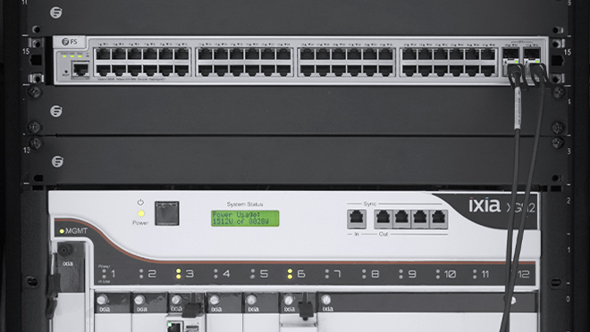 FS 48-Port Gigabit Stackable Managed Enterprise Ethernet Switch - FS