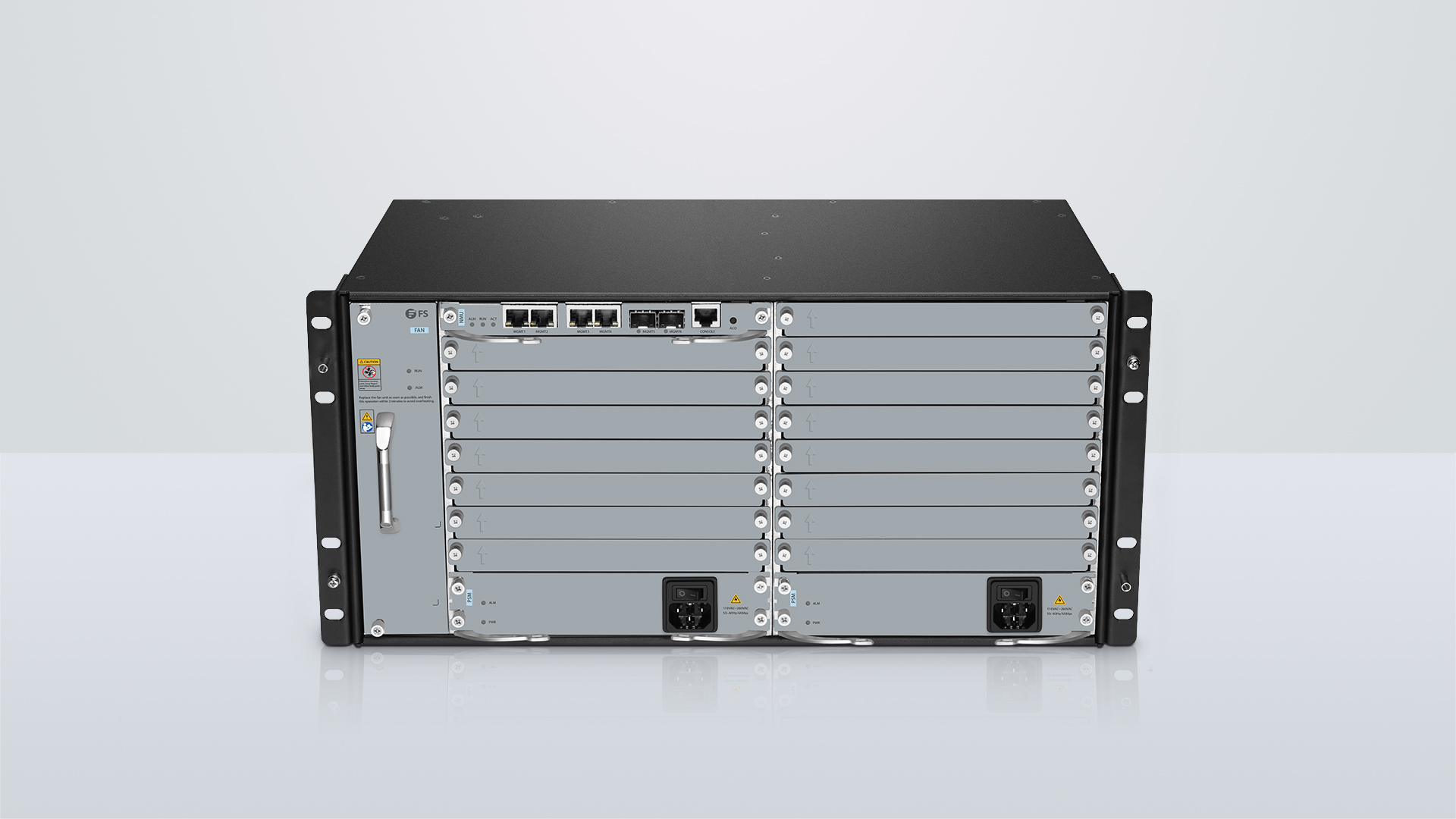 M6200 Series 5U Managed Chassis for 10G WDM System - FS