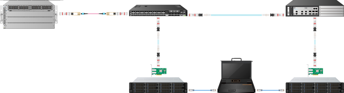 FS 4-Slot 4U Modular Chassis Switch for Data Center - FS