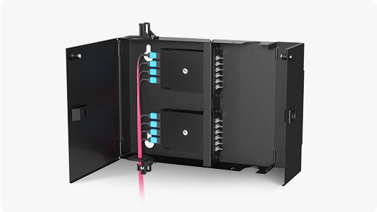 FHD® MTP®-MTP® Cassette, 48 Fibers OM4 Multimode, Universal Polarity, 4 ...