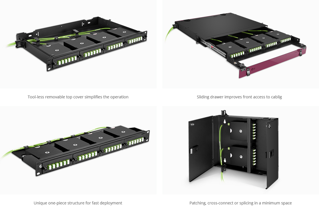 FHD® MTP®-12 Cassette, 12 Fibers OM5 Multimode, Type A, MTP® to 6 x LC Duplex, 0.35dB max - FS.com