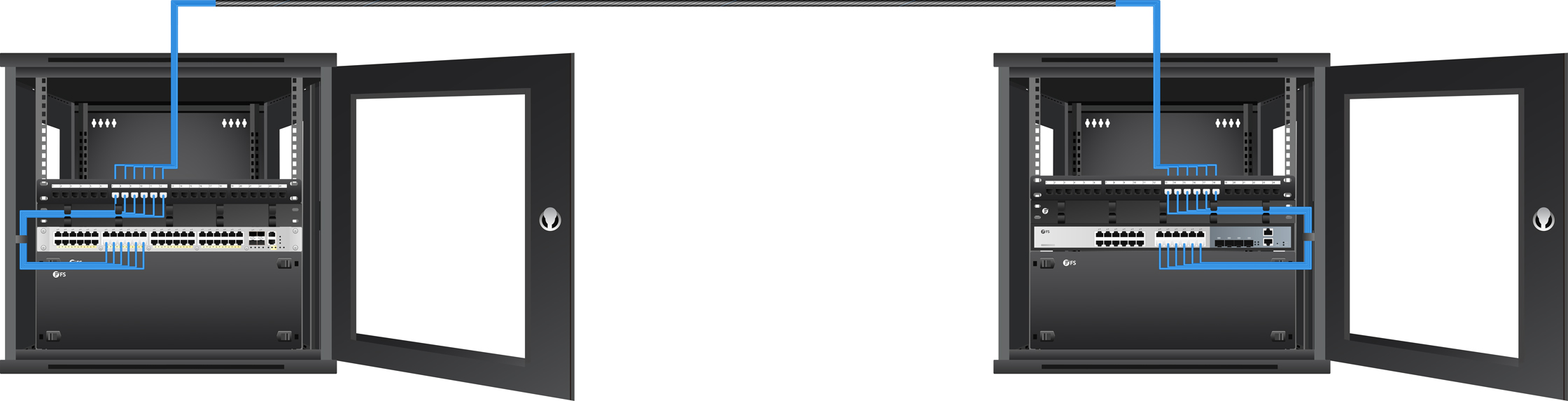 4U 19" Tool-less Rack Blanking Panel - FS.com