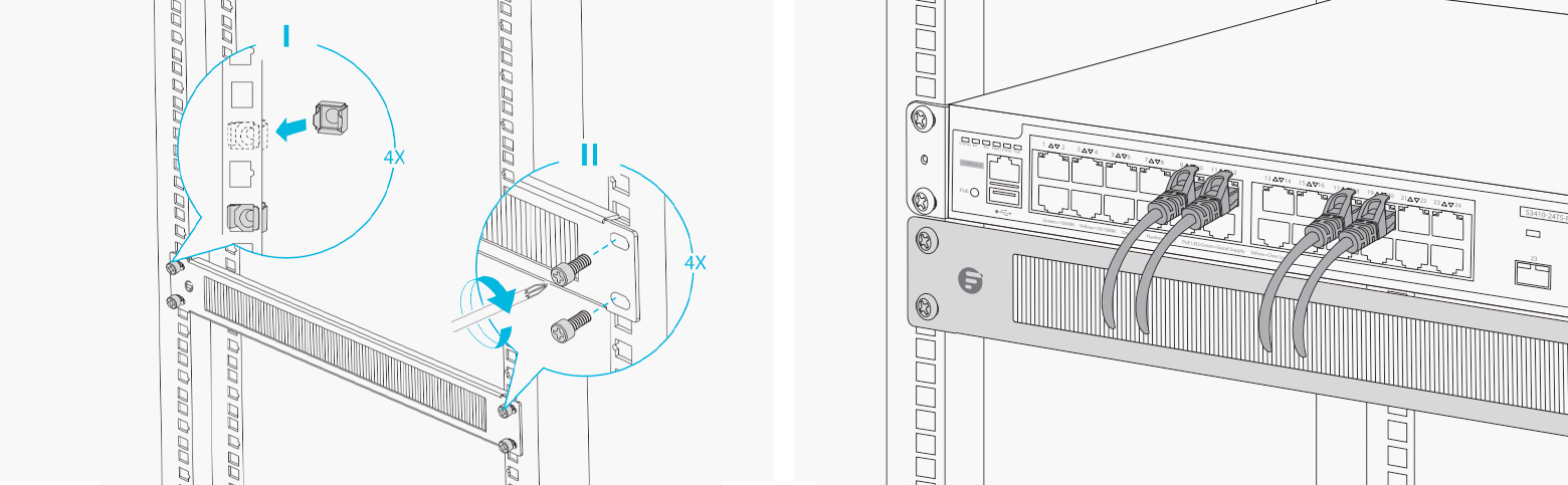How to Install Horizontal and Vertical Cable Managers