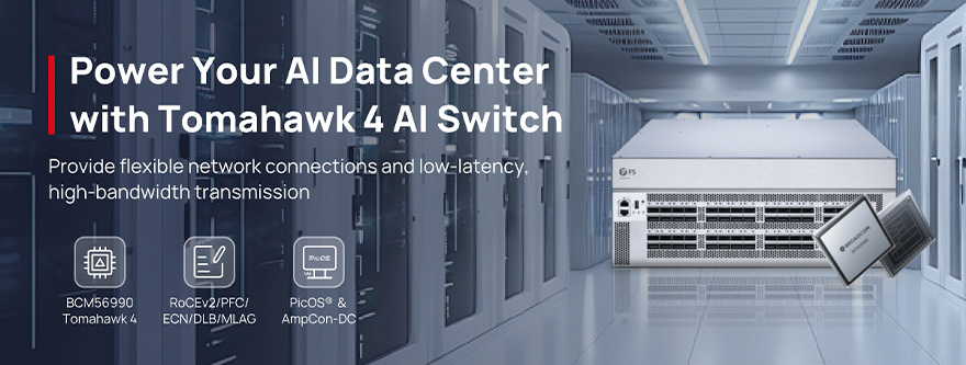 FS AI 800G, 400G, and 200G Networking Solutions for AI Workloads