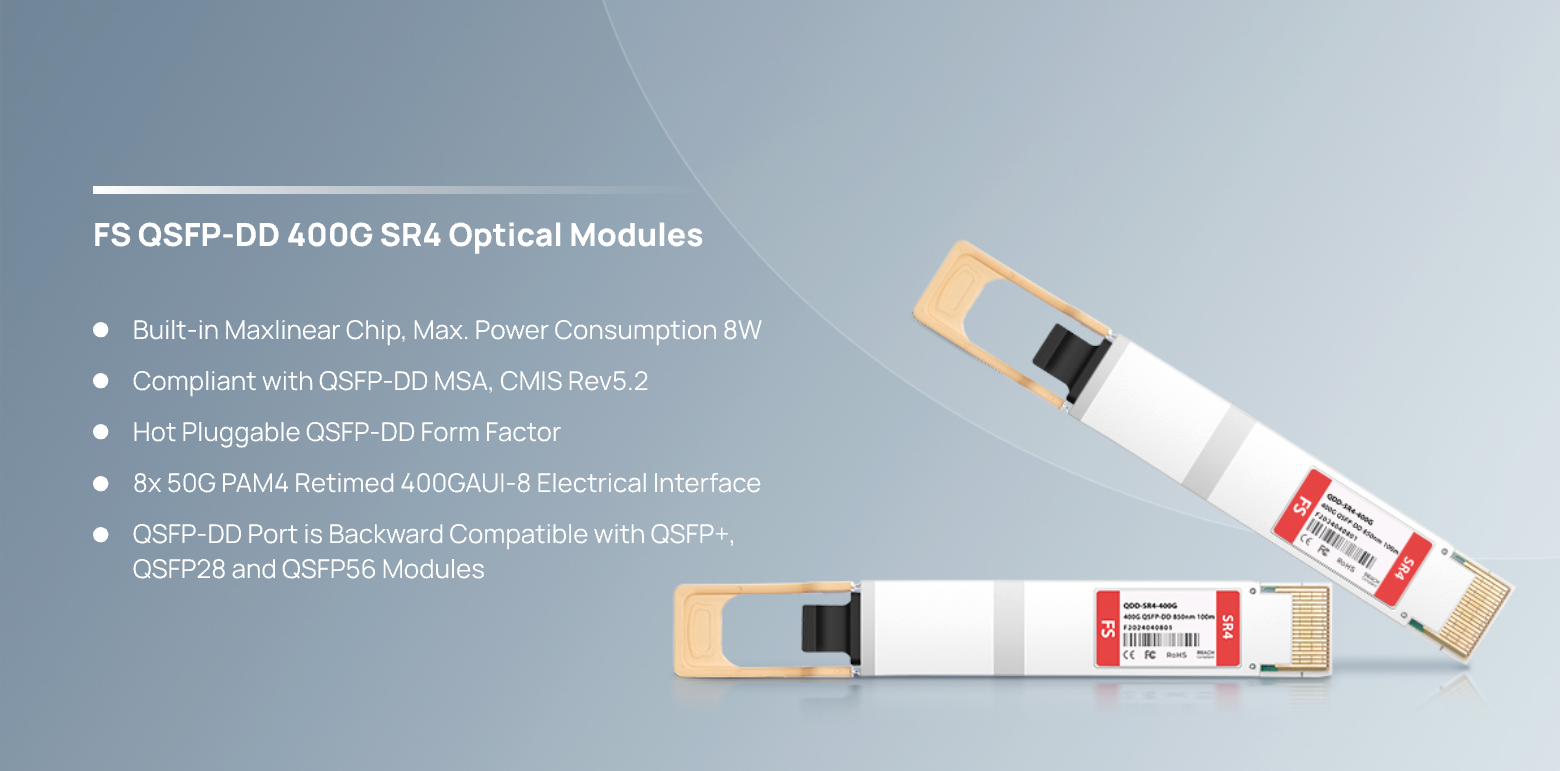 FS Launched A New 400G SR4 Optical Module, Revolutionizing High-Speed ...