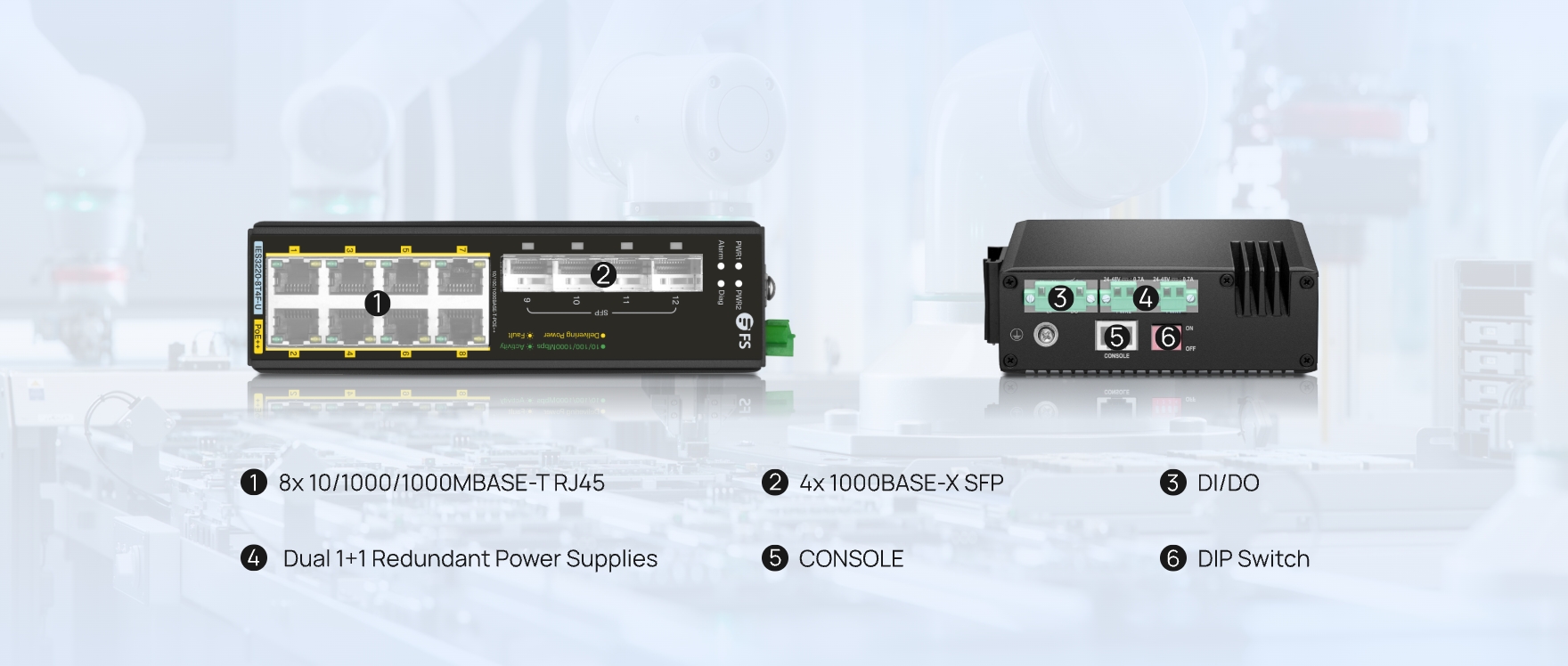 Empower Your Industry 4.0 Network with FS Industrial Ethernet Switches