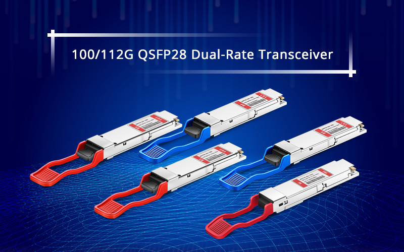 Transceptores ópticos QSFP28 100GBASE-LR4/ER4 y OTU4 de velocidad dual