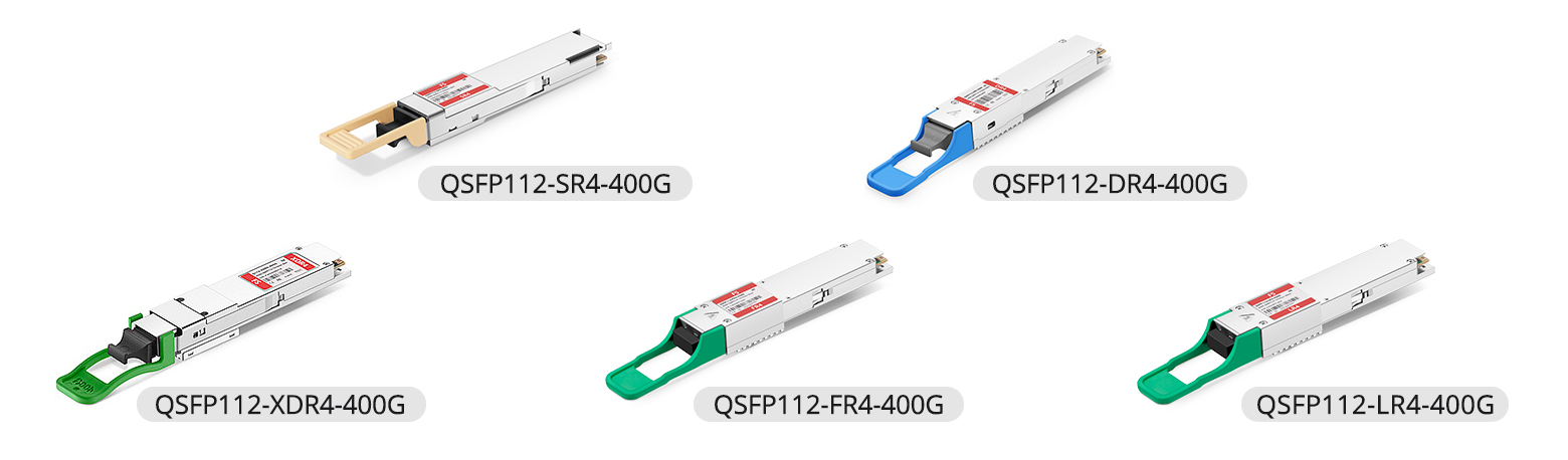 A Comprehensive Overview of 400G QSFP112 Transceiver Types