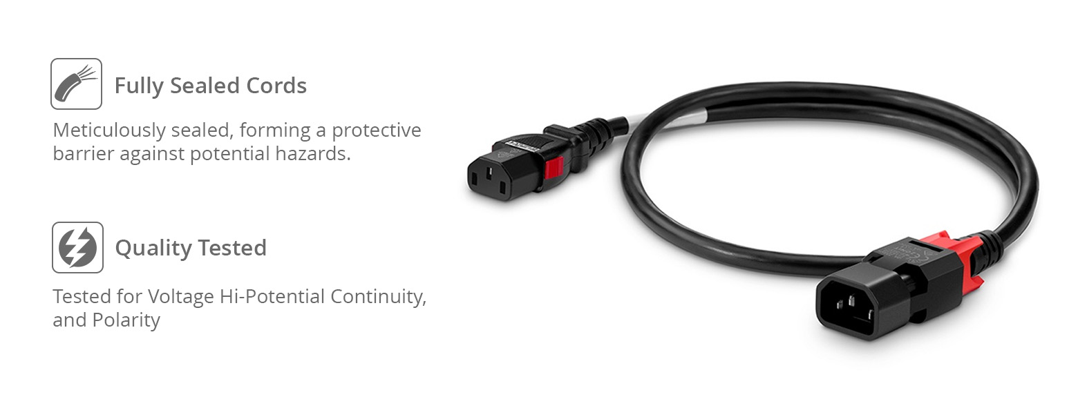 FS Locking Power Cords Secure Power Connections for Data Centers