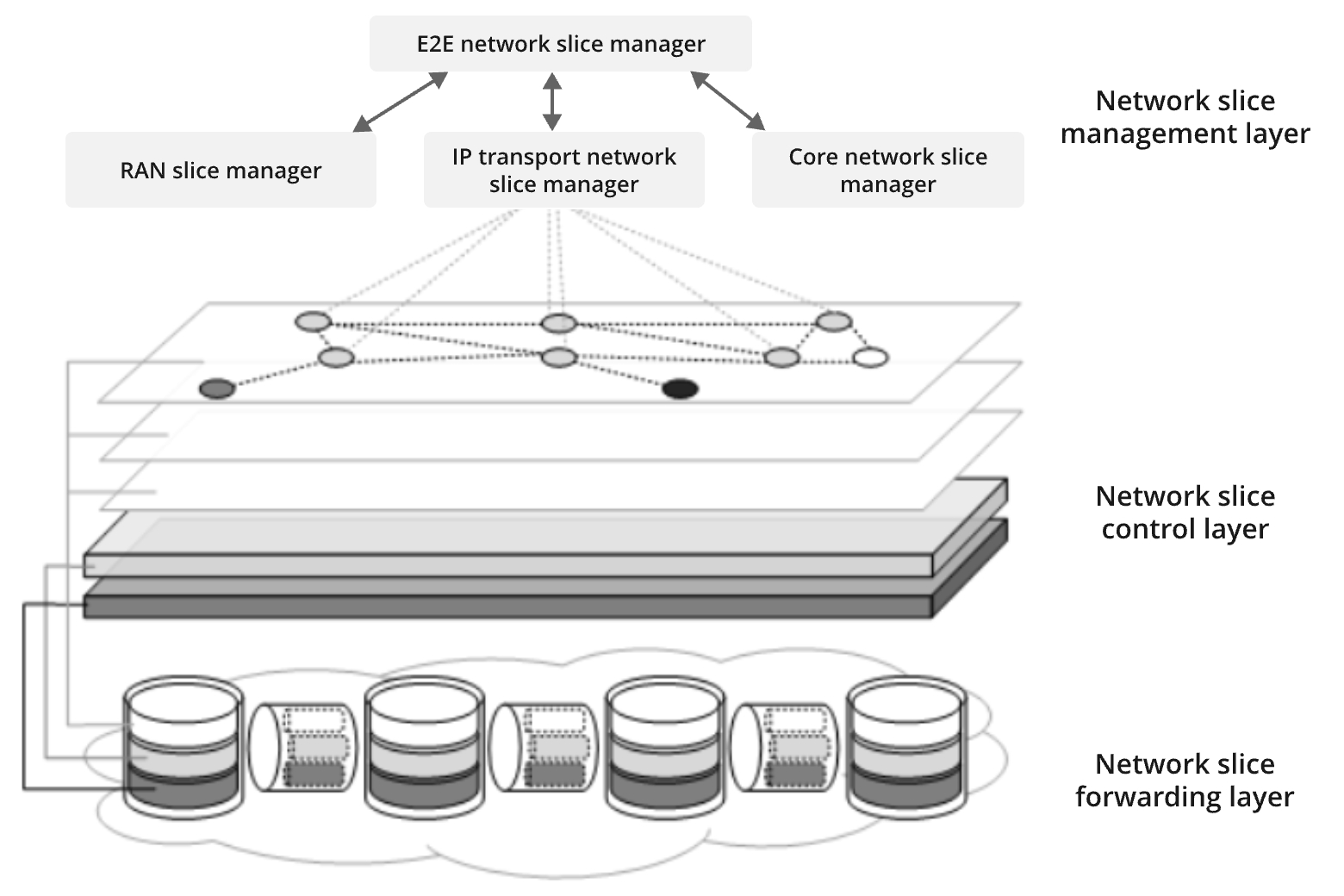 IP Transport Network Slicing Architecture