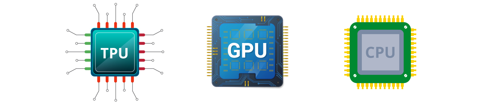 TPU vs GPU vs CPU comparison table