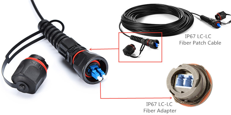 IP67 Connector, Excellent Water Protection for Fiber Patch Cables