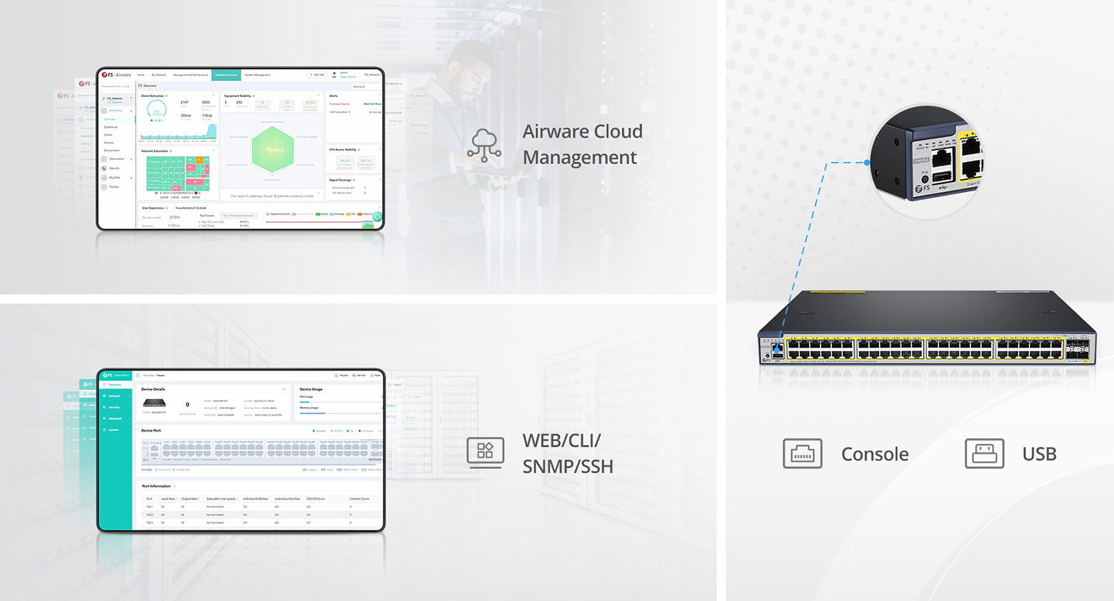 FS S3410-48TS-P: A PoE Switch Built for Modern Enterprise Networks