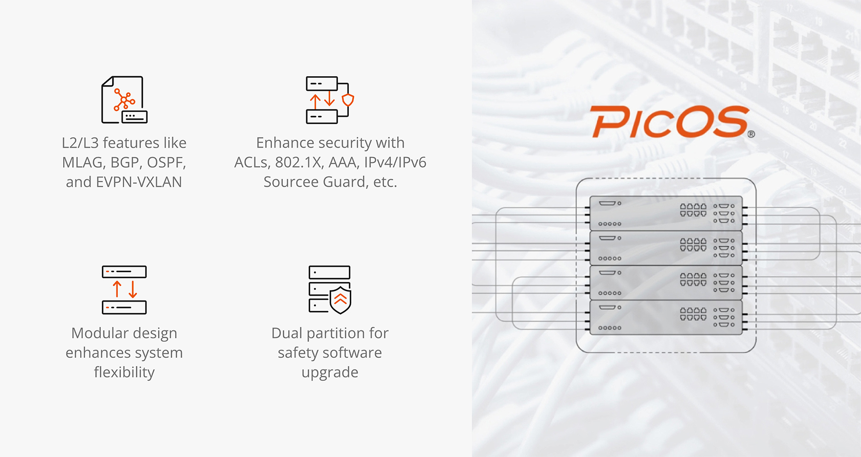 Transform Your Data Center with FS 100G PicOS® Switches