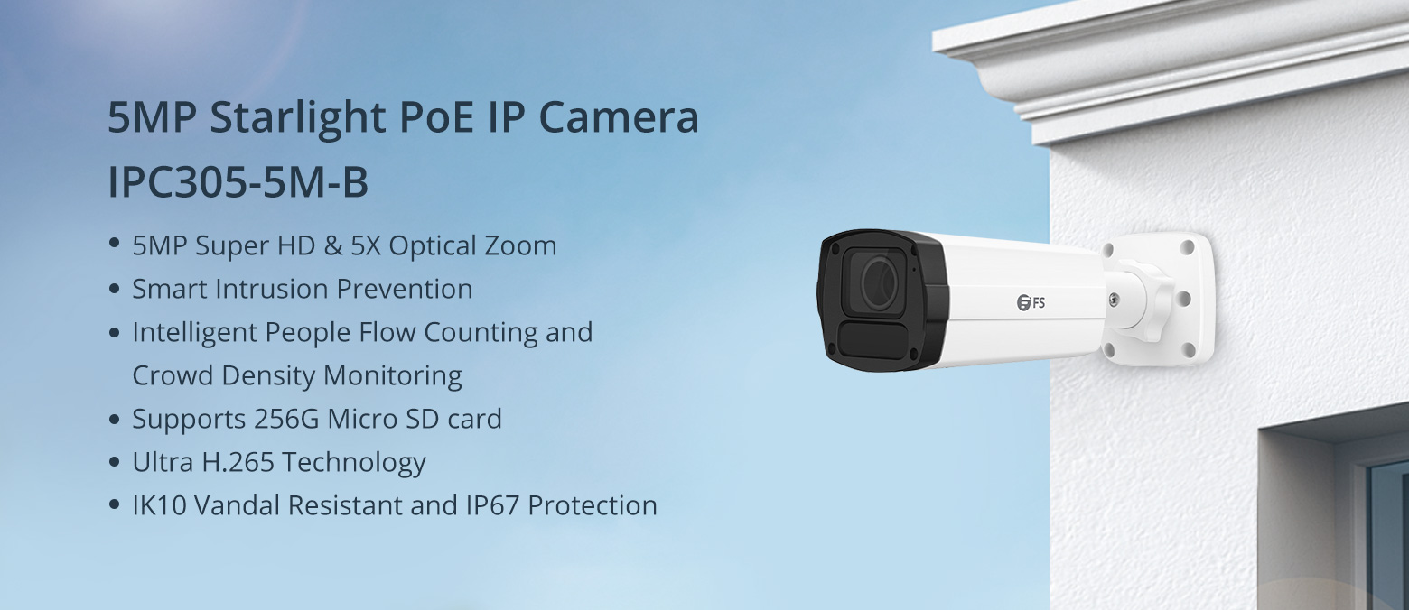 Enhance Your Security with FS 5MP Security Cameras