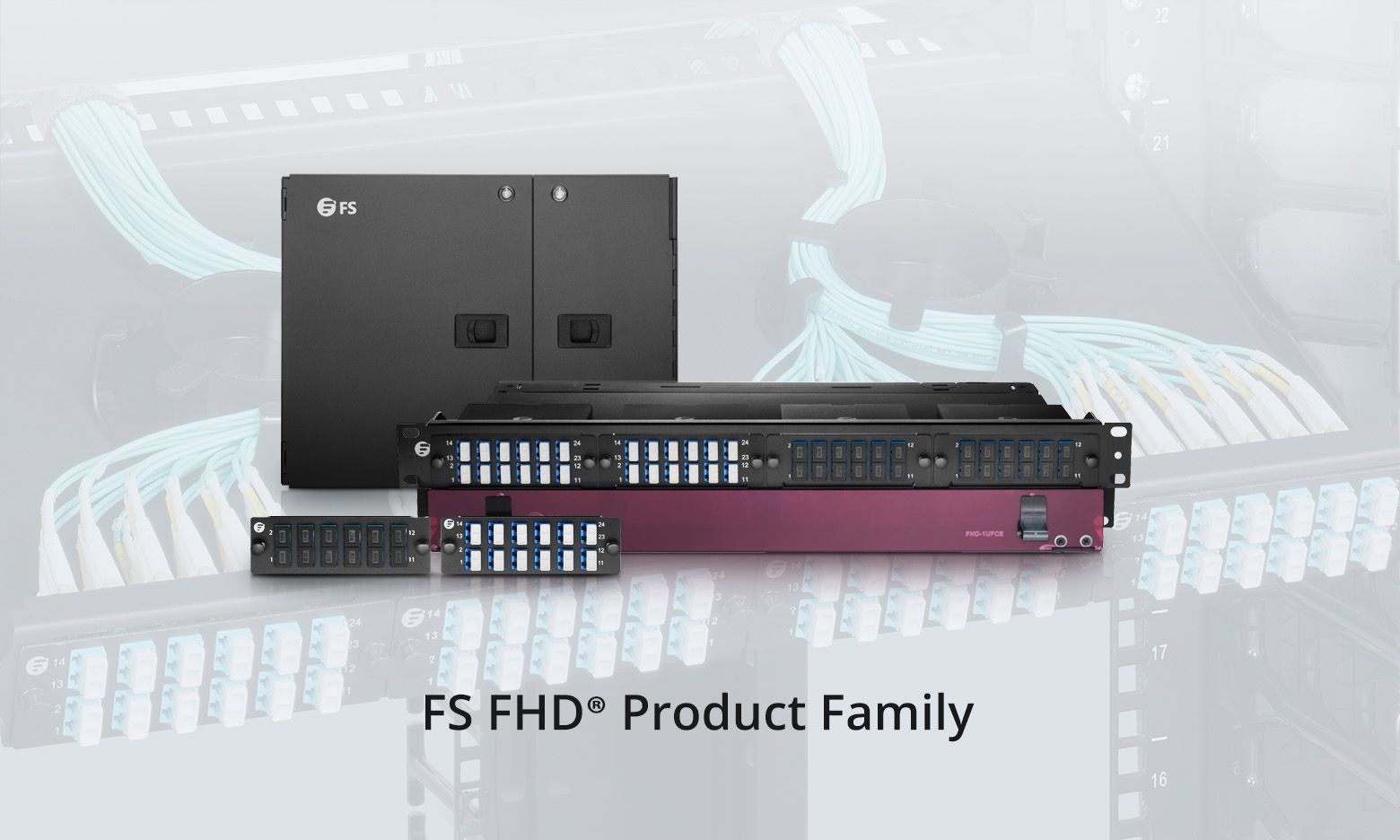 FS FHD® Product Family: High-Density Fiber Optic Solutions