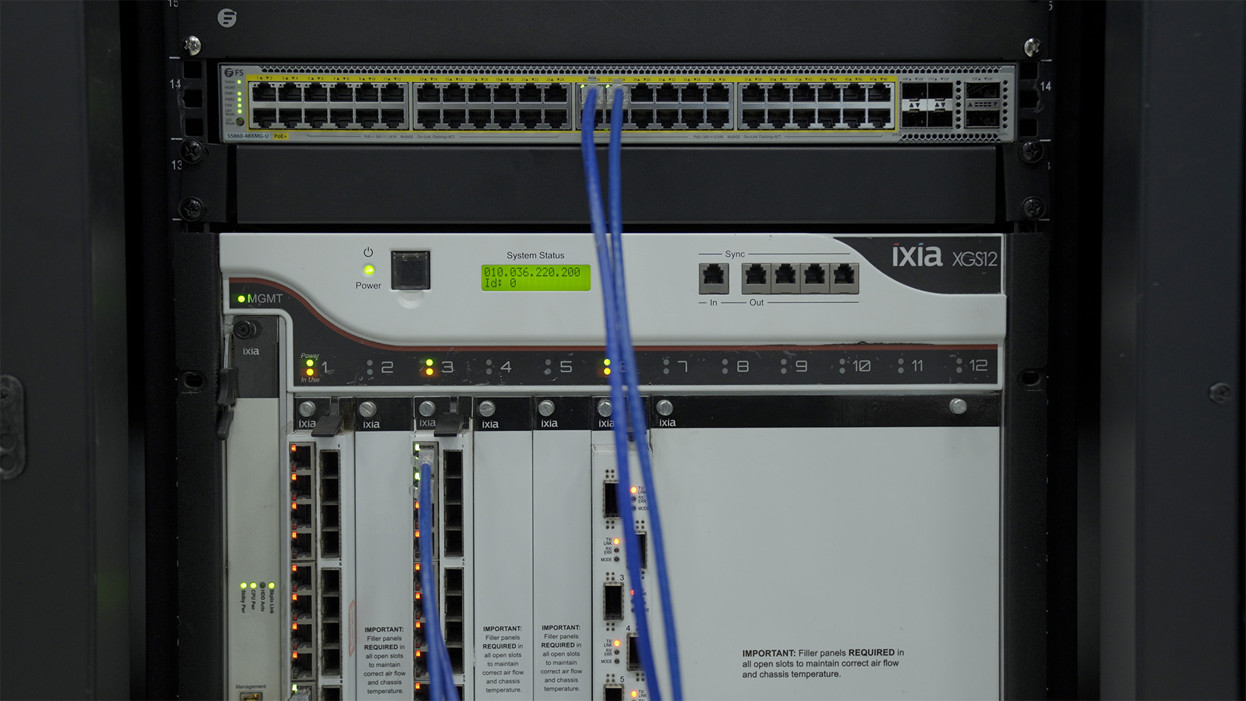 Ixia RFC 2544 Testing Validates FS PicOS® Enterprise Switch Performance