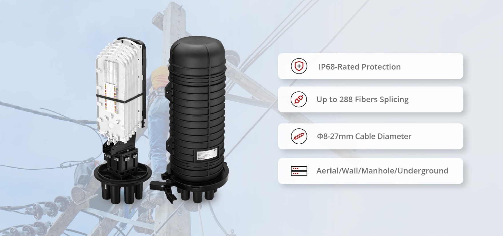 Best Fiber Optic Splice Closures for FTTH and PON Networks
