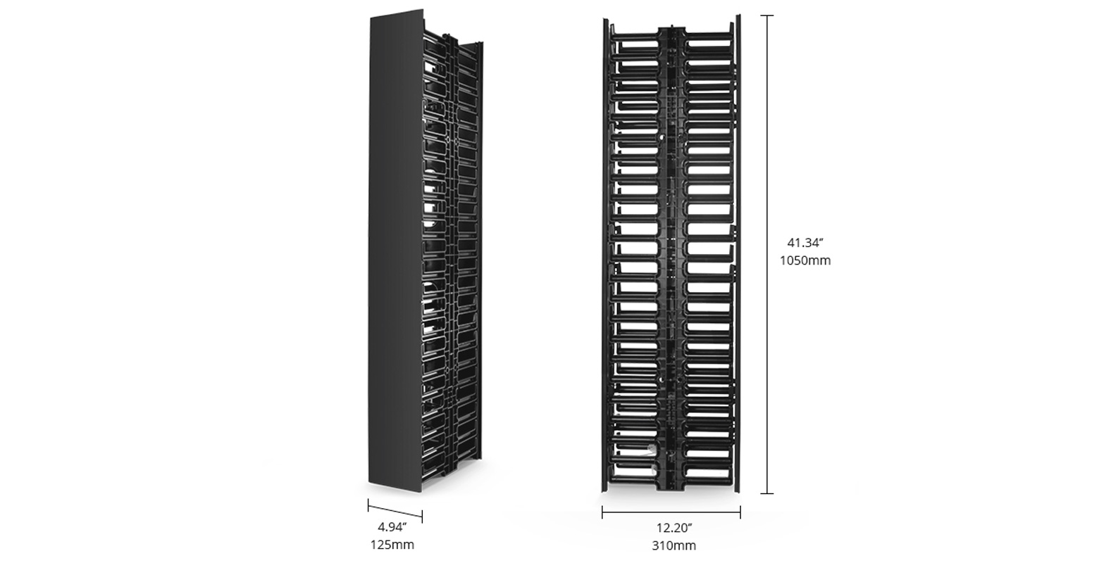 Rack Cable Management: Vertical Cable Management Solutions - FS.COM