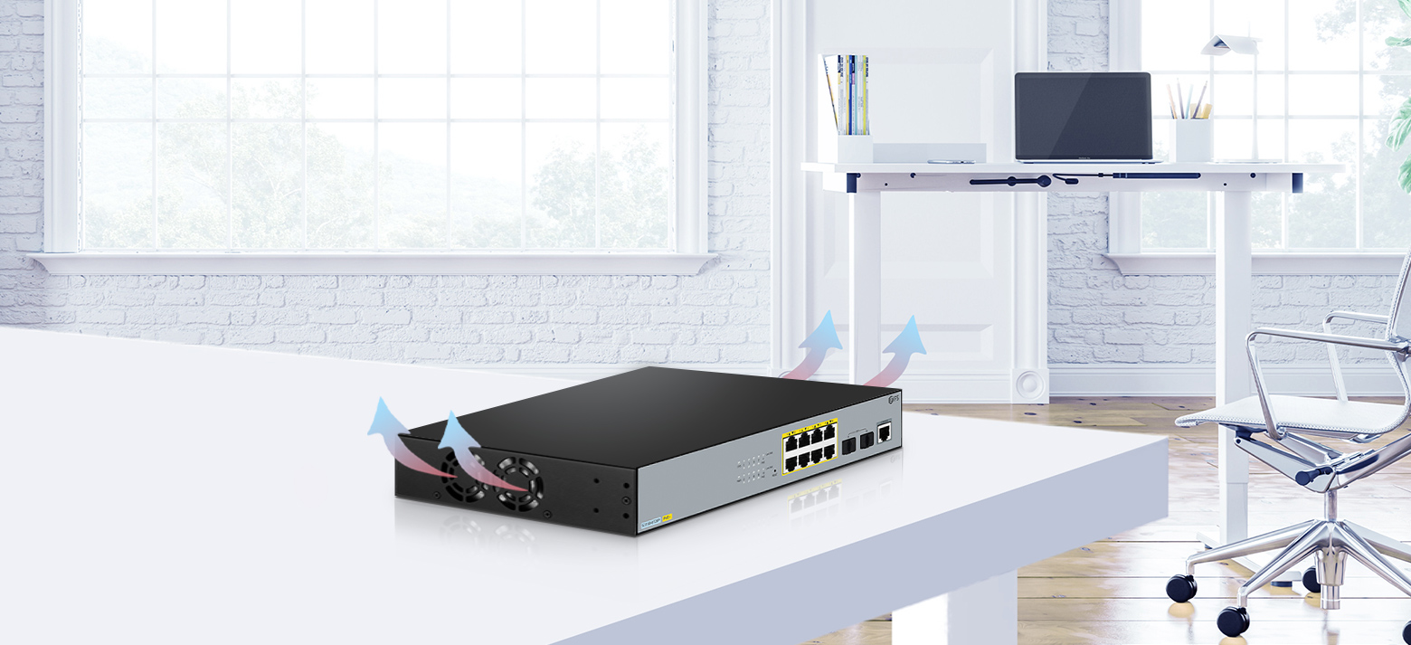 FS S3150-8T2FP, the Best Fanless PoE Switch in 2024