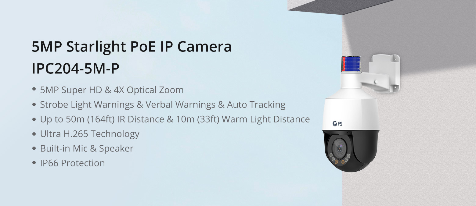 Enhance Your Security with FS 5MP Security Cameras
