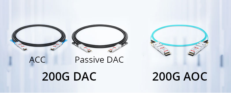 What are the differences between 200G DAC vs AOC Cables？