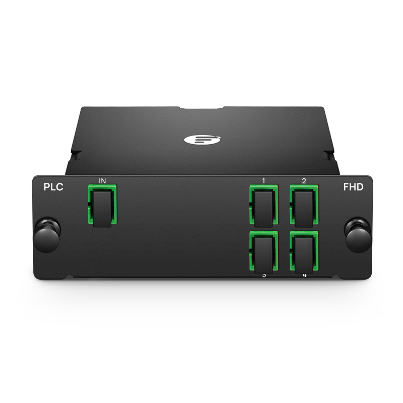 FS High-Density Rack-Mount PLC Splitters for FTTx and PON Networks