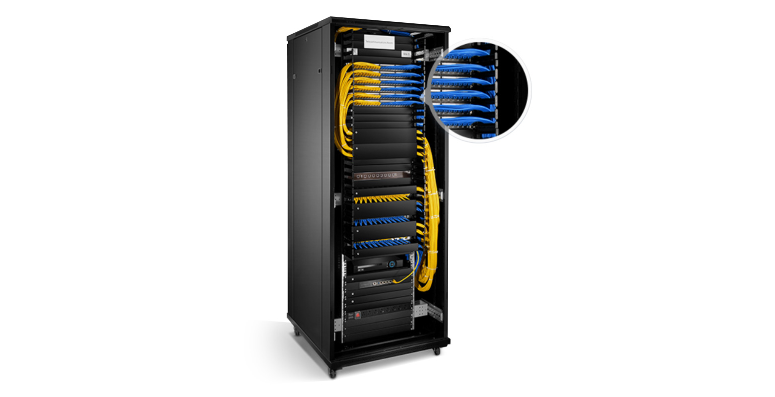 Rack Cable Management: Vertical Cable Management Solutions - FS.COM