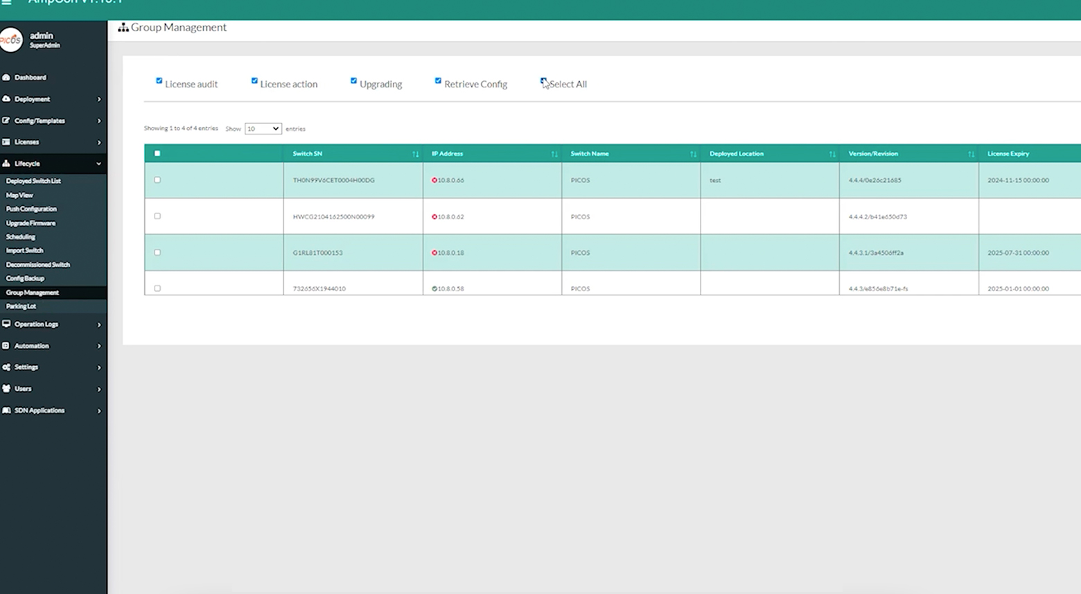 How to Use AmpCon™ for Mass Configuration of Picos® Switches