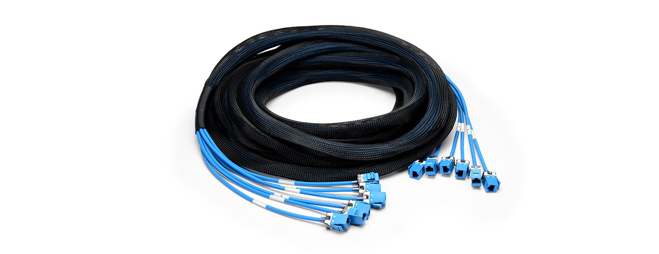 Data Center Pre-terminated Copper Ethernet Trunk Cable Solution