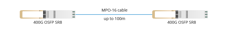 Descripción general de los tipos del transceptor OSFP 400G