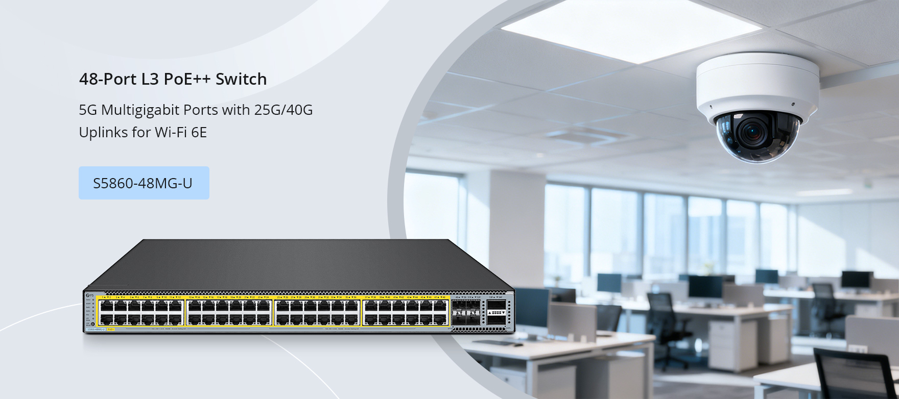 FS S5860 Series PicOS® PoE Switches with Perpetual PoE Enhance ...