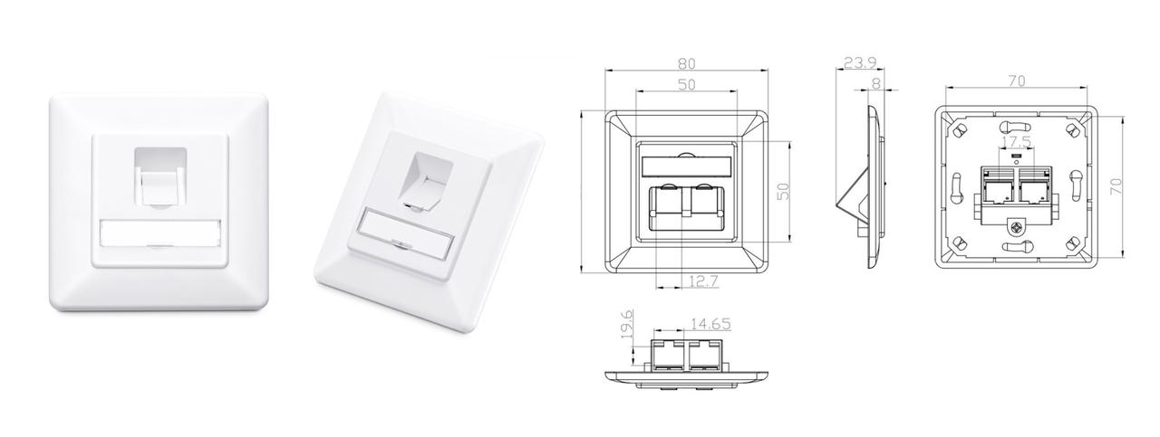 FS Ethernet Wall Plates: Ideal Wired Internet Access for Homes and Offices