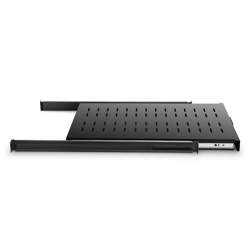 1U Adjustable Sliding Shelf with 650mm-950mm Mounting Depth and 132 ...