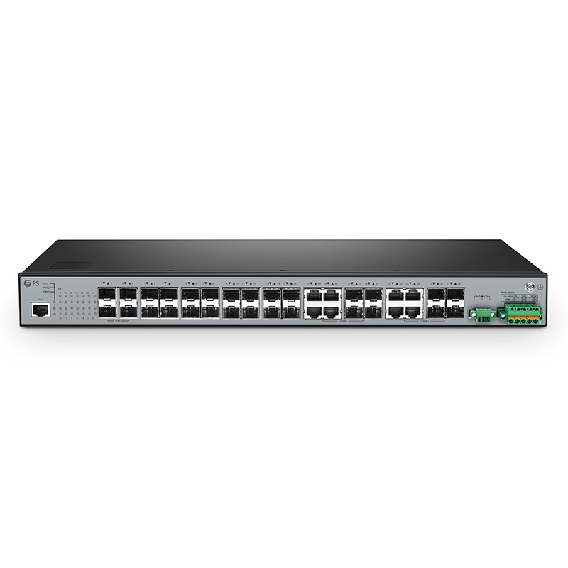 IES5100-24FS, 24-Port Gigabit Ethernet L3 Managed Industrial Switch, 24 ...