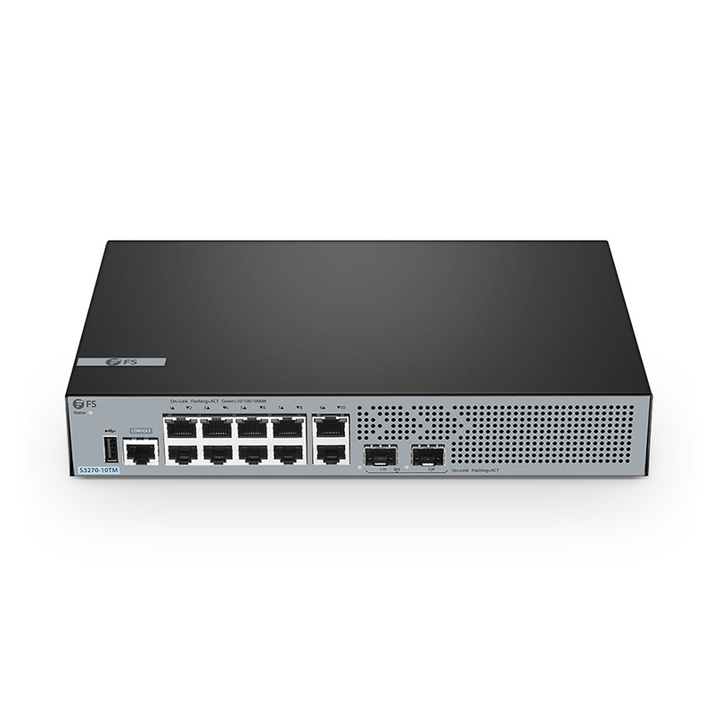 S3270-10TM, 10-Port Gigabit Ethernet L2+ Switch, 10 x Gigabit RJ45 ...