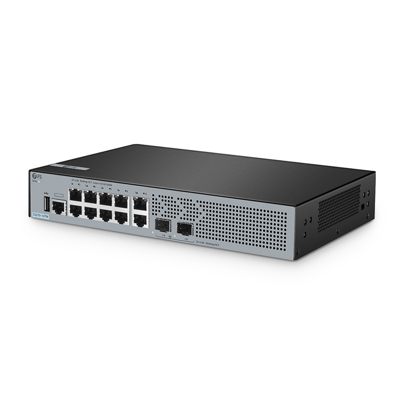 S3270-10TM, 10-Port Gigabit Ethernet L2+ Switch, 10 x Gigabit RJ45 ...