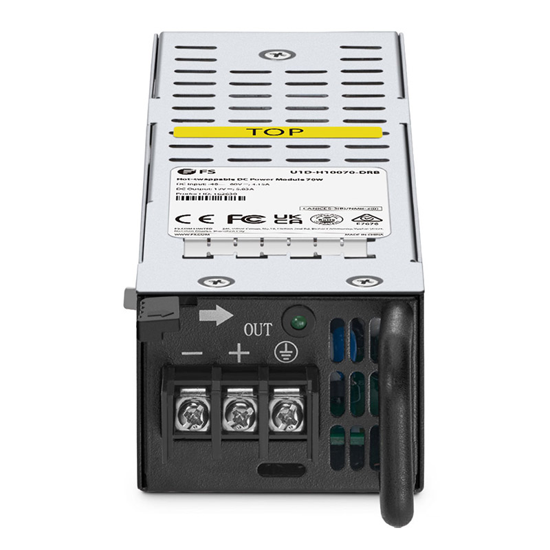 Hot-swappable DC Power Module 70W, for S3910-24TS, S3910-48TS, S5810 ...