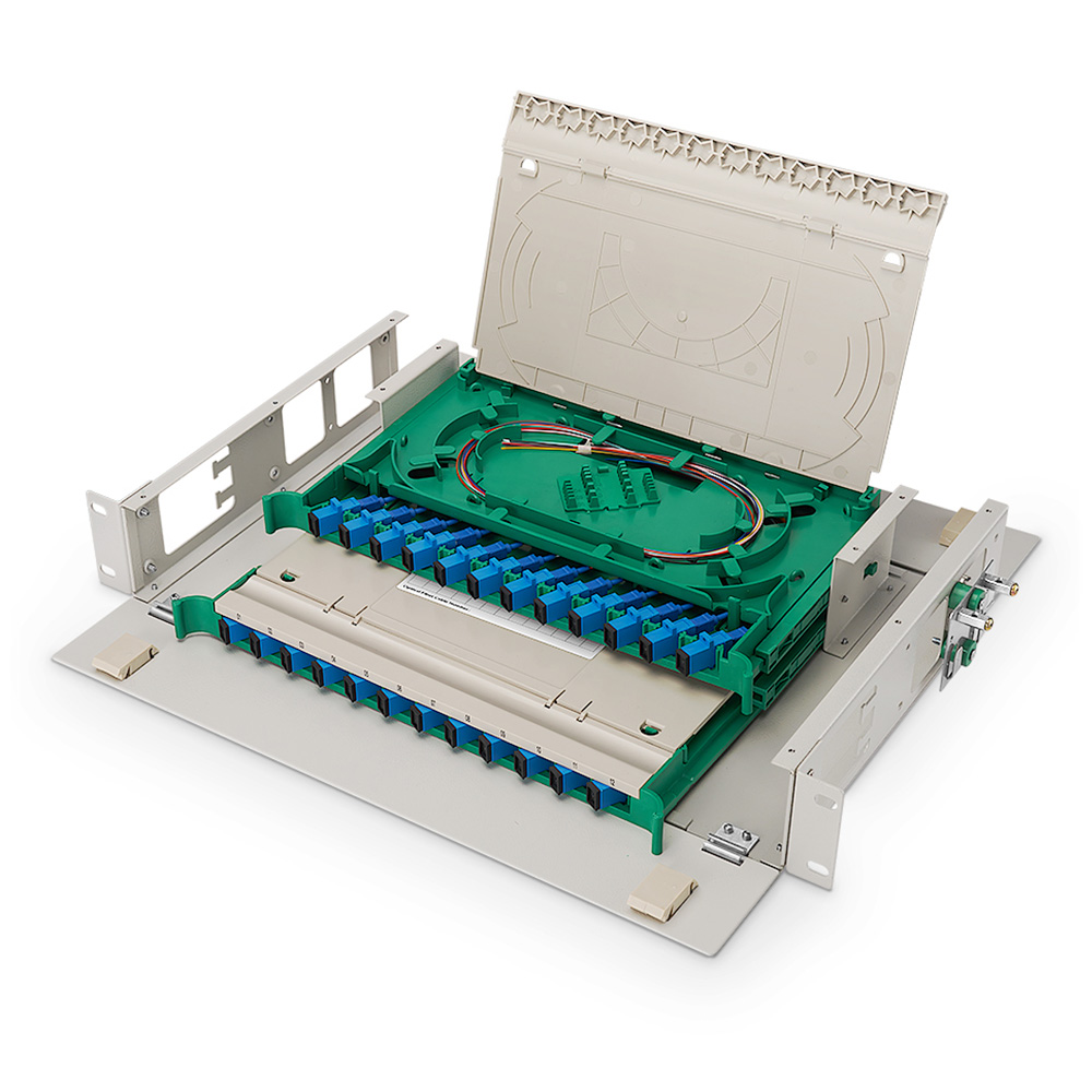 Fiber Patch Panel, 24-Port, 2RU - FS Singapore