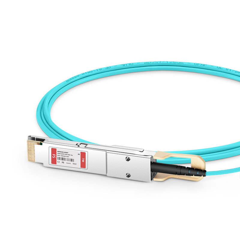 Customized 200G QSFP-DD Active Optical Cable - FS.com United Kingdom