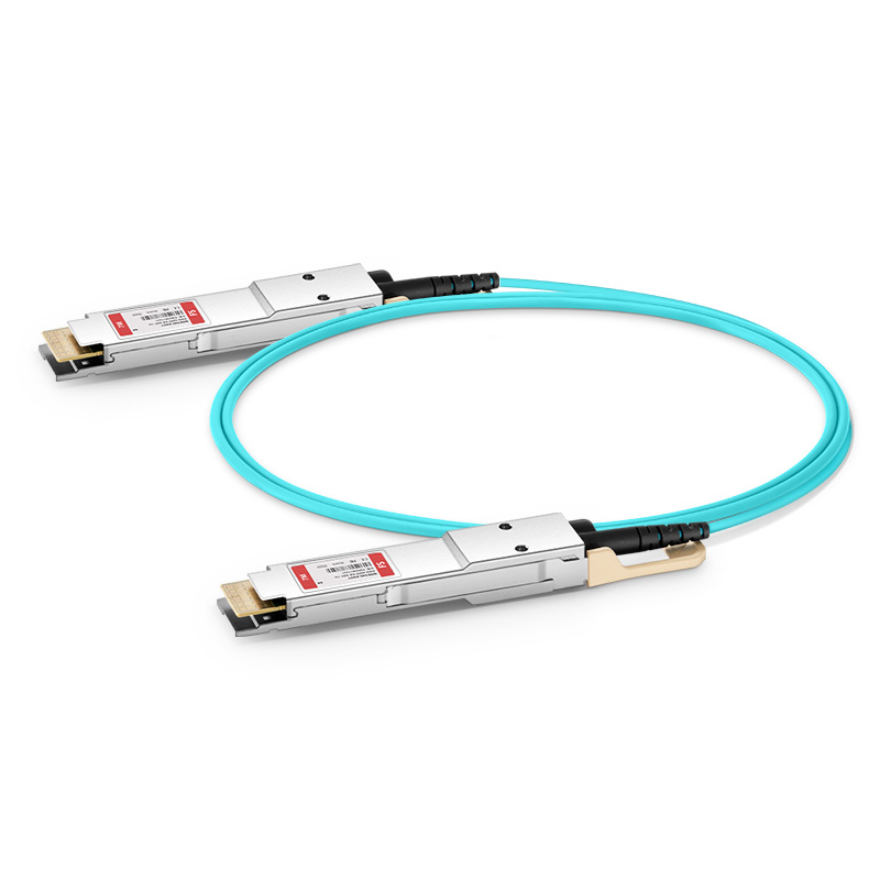 Customized 200G QSFP-DD Active Optical Cable - FS.com