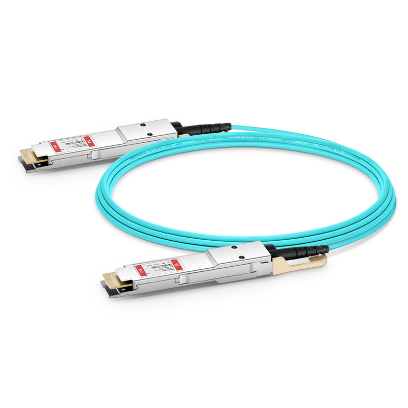 15m (49ft) Dell Compatible 200G QSFP-DD Active Optical Cable - FS.com