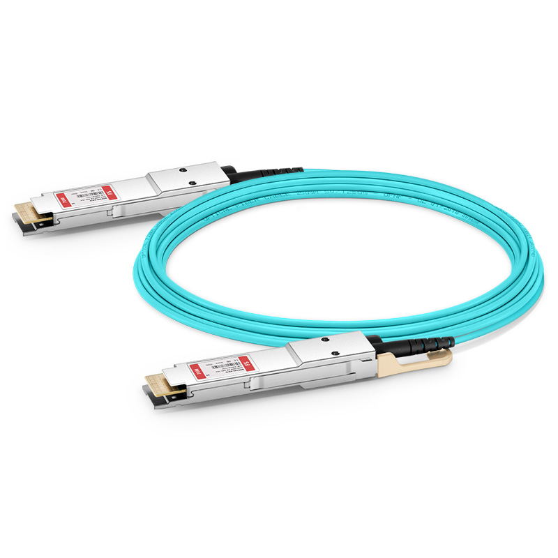 70m (230ft) Dell Compatible 200G QSFP-DD Active Optical Cable - FS.com