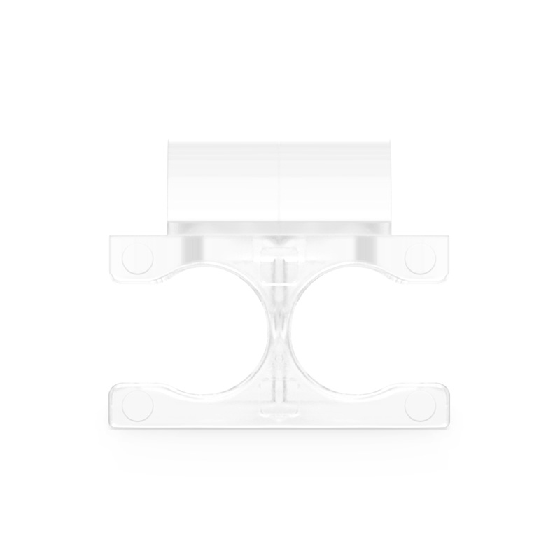 Fiber Optic LC Duplex Clip, Transparent, 100 PCS/Pack - FS.com