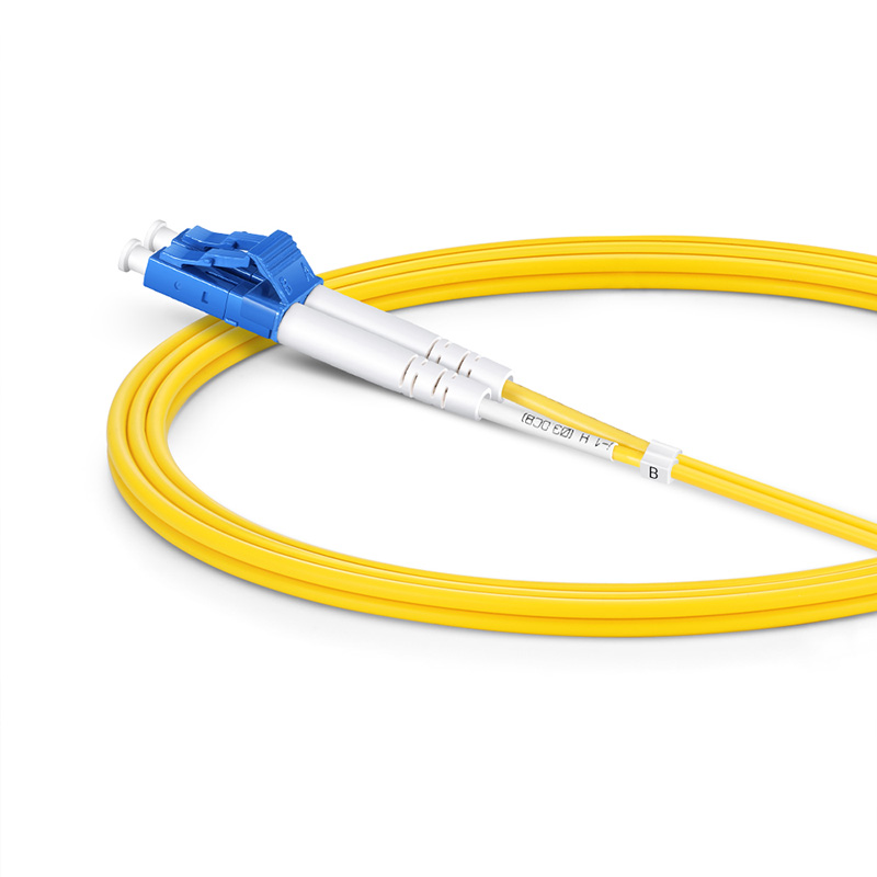 Customized Length LSH APC to LC UPC Duplex OS2 Single Mode LSZH 2.0mm Fiber Optic Patch Cable ...