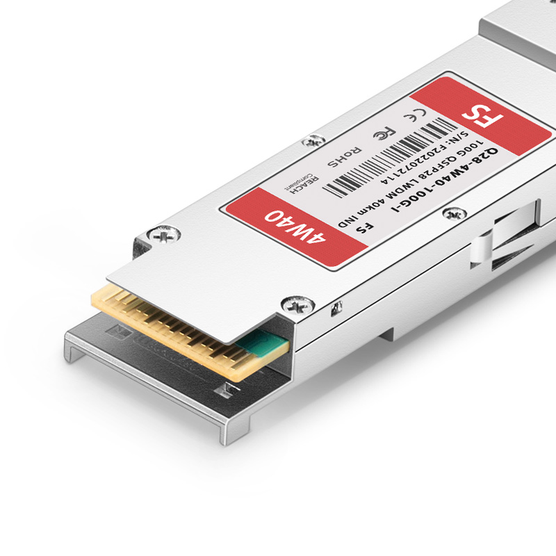 100GBASE-4WDM-40 QSFP28 1310nm 40km DOM Duplex LC SMF Optical ...