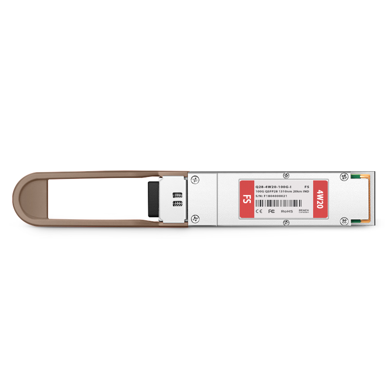 100GBASE-4WDM-20 QSFP28 1310nm 20km DOM Duplex LC SMF Optical ...