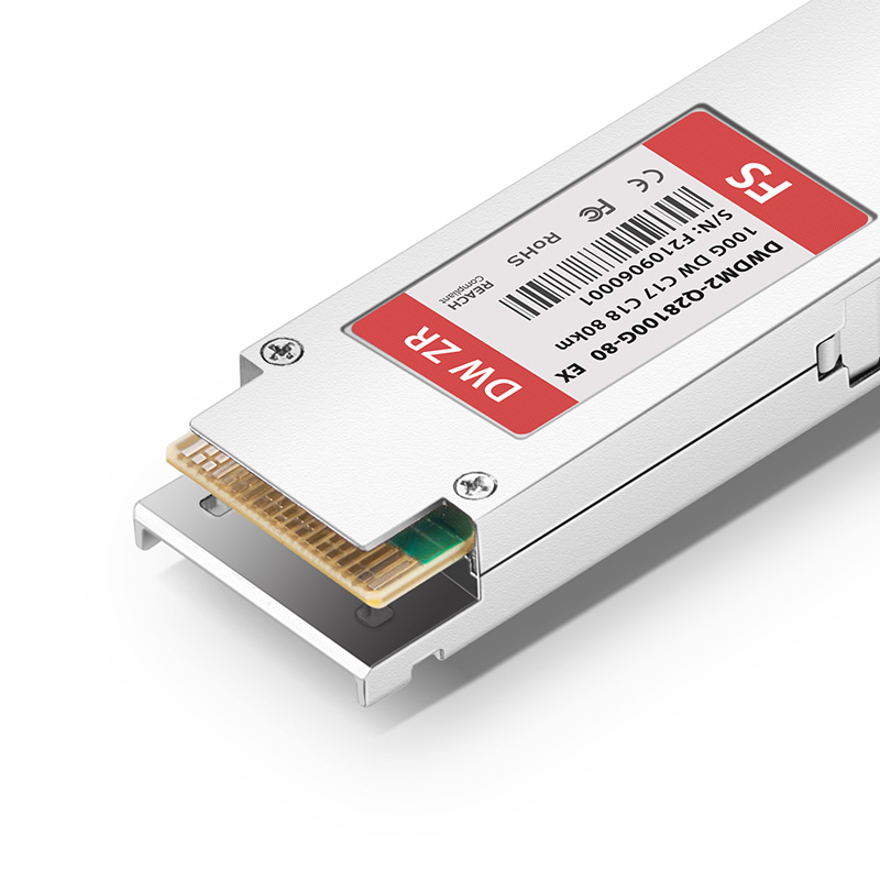 Extreme C17 C18 Compatible 100G DWDM QSFP28 PAM4 80km (Require EDFA and TDCM) DOM Duplex CS SMF ...