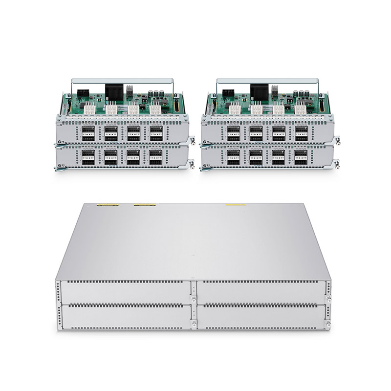 NC8200-4TD-8C, 4-Slot 2U Ethernet L3 Data Center Chassis Switch, with 4 ...