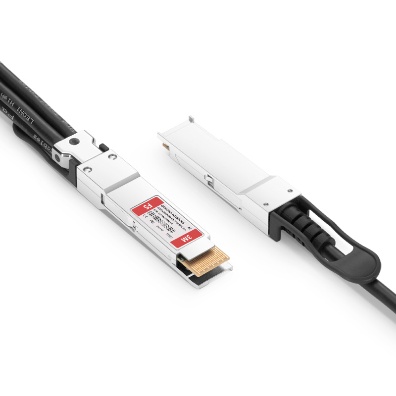 3m (10ft) Arista Networks Compatible 200G QSFP-DD to 4 x 50G QSFP28 Passive Direct Attach Copper ...